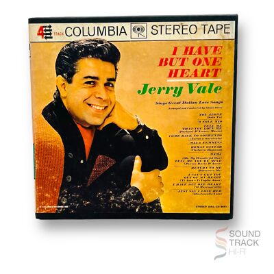 I Have But One Heart by Jerry Vale Reel to Reel Tape 7 1/2 IPS Columbia ...