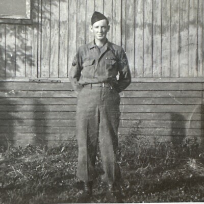 Us Army Soldier In Military Uniform Man VINTAGE PHOTO ORIGINAL | eBay