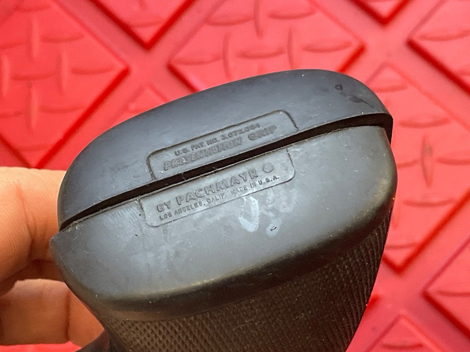 Vintage PACHMAYR Presentation Ruger Redhawk Black Checkered Rubber Grip ...