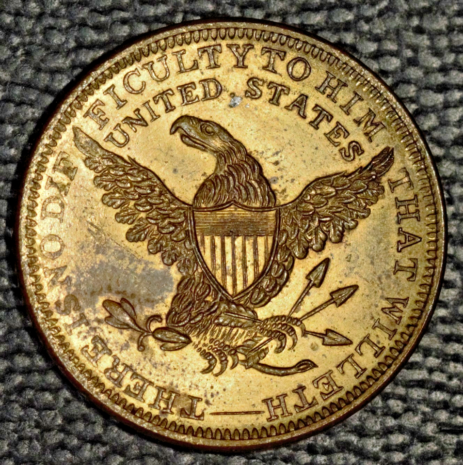 U. S. Merchant Token, Root & Co., M-NY 734, Ch BU, Raw, 1860, New York ...