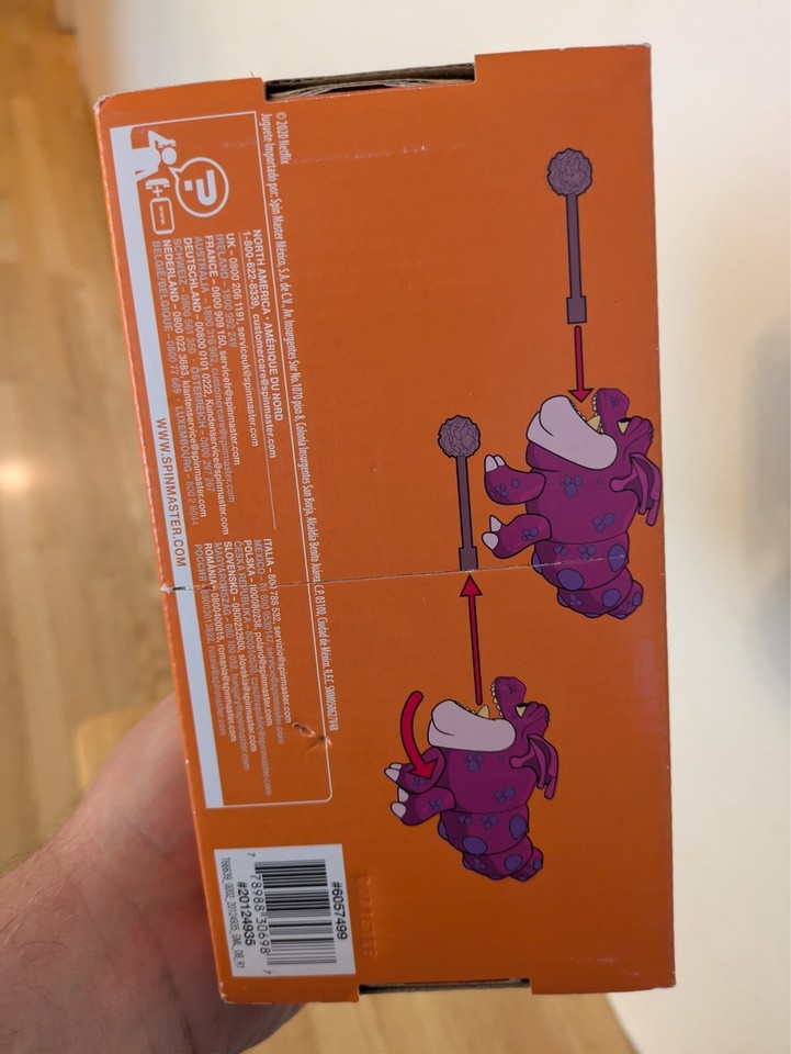 DRAGONS Rescue Riders - BURPLE Dragon Action Figure with Projectile ...