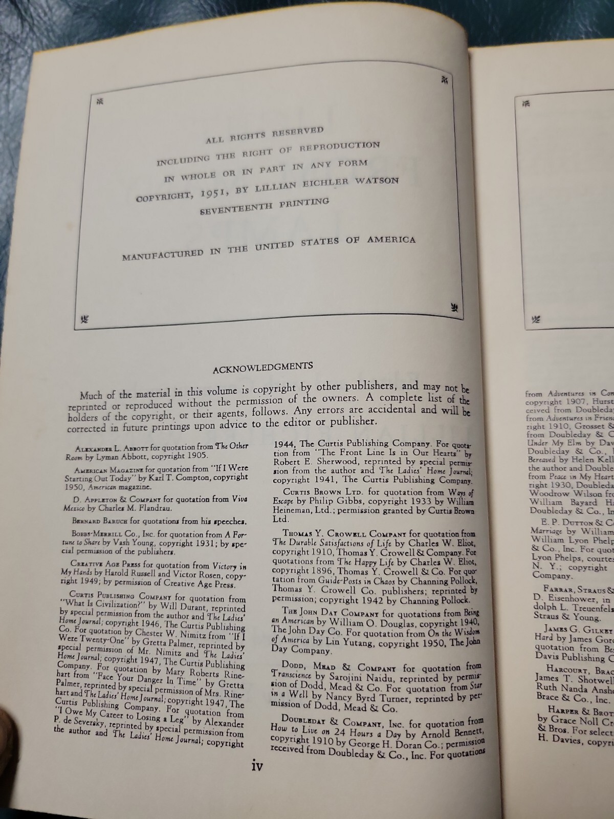 Light From Many Lamps Lillian Eichler Watson Simon And Schuster 1951 ...
