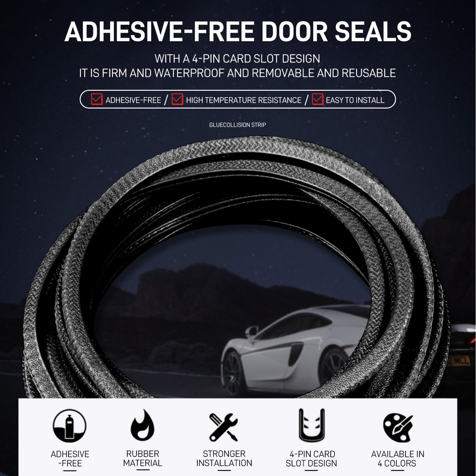 20FT White Car Door Moulding Rubber Scratch Protector Strip Edge Guard ...