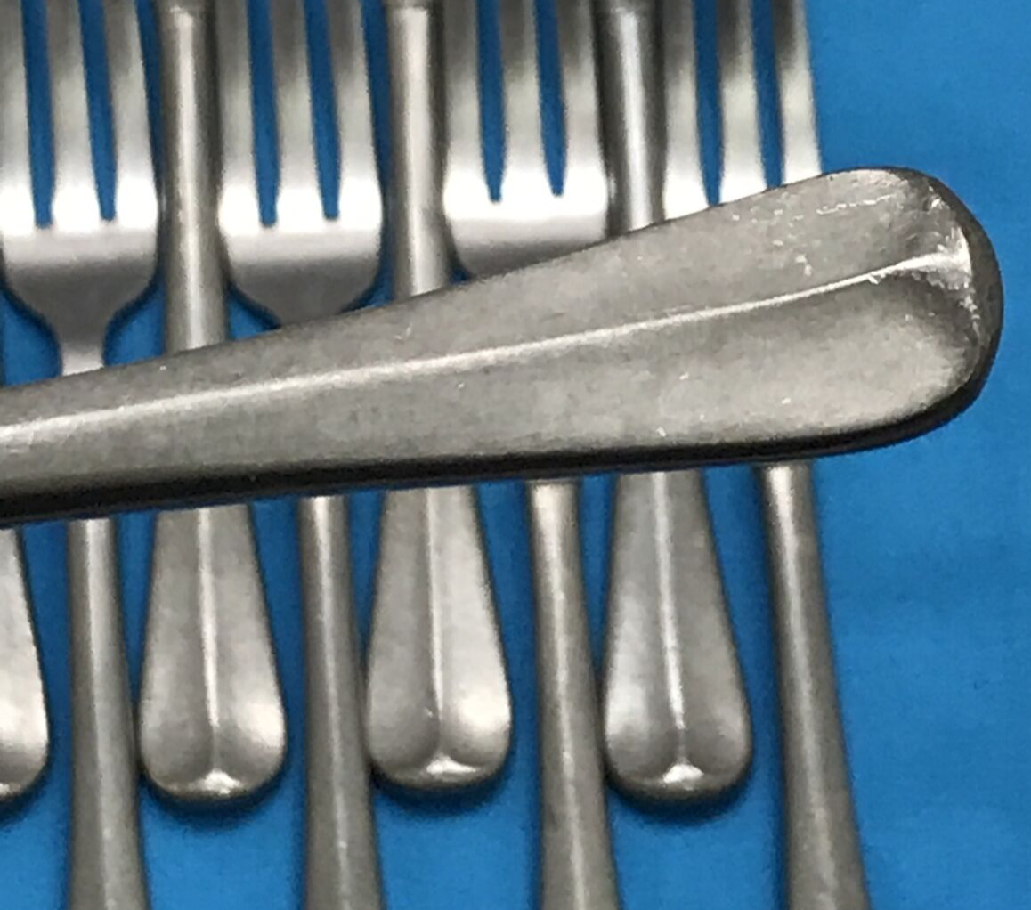 11 Pc Pewter Dinner Forks FAIRFIELD International Pewter 7 5/8" 3-Tine ...