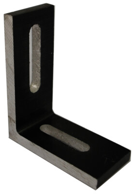 10 Black Tall L Bracket Foot Feet for Solar Panel Mounting Rack ...