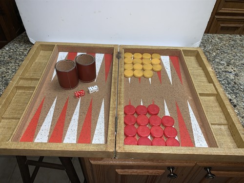 VTG Crisloid Backgammon Set Bakelite Stones LARGE | eBay