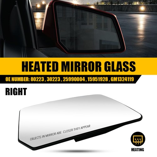 Car Right Wing Side Mirror Glass Heated For 09-16 Chevrolet Traverse ...