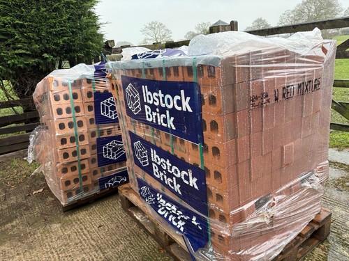 Ibstock Hardwicke Welbeck Red Mixture Facing Bricks 475 per pack | eBay UK