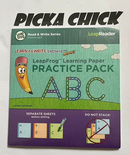 LeapFrog learning paper practice pack Letters | eBay