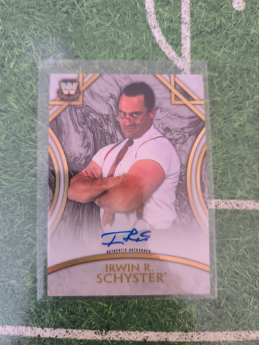 2018 Topps Legends of WWE Irwin R. Schyster Auto #050/199 IRS Autogramm ...