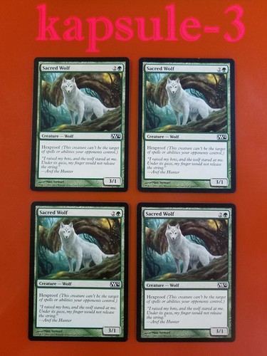 4x Sacred Wolf | M12 Magic 2012 | MTG Magic Cards | eBay