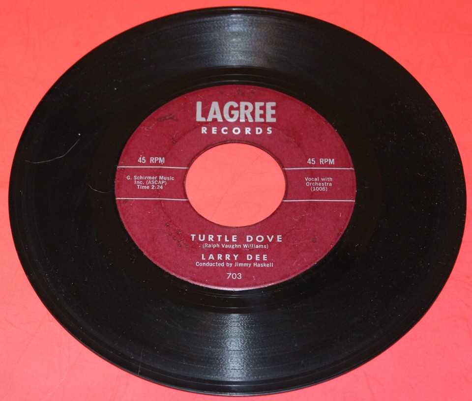 LARRY DEE "Am I Just Your Clown" 1961 KILLER SOUL BALLAD LAGREE VG++ ...