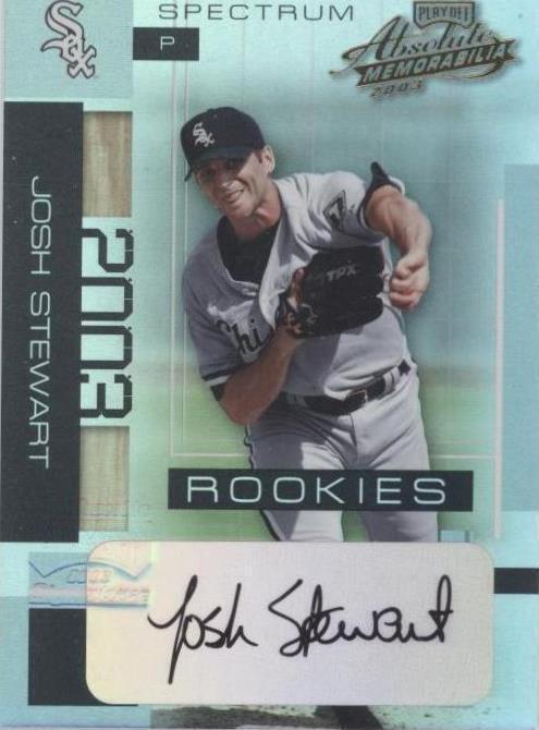 2003 Playoff Absolute Memorabilia - Rookies Josh Stewart #194 Spectrum ...