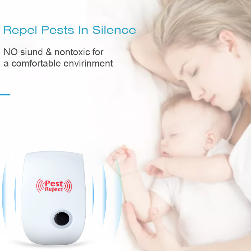 6 pcs Ultrasonic Pest Repeller Control Electronic Repellent Mice Bug ...