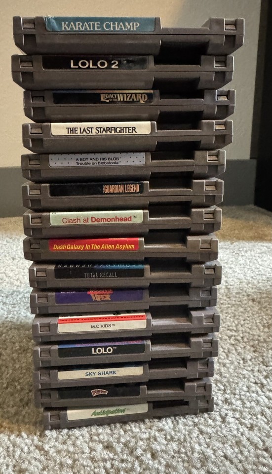 Nes Game Lot 44 Games! | eBay