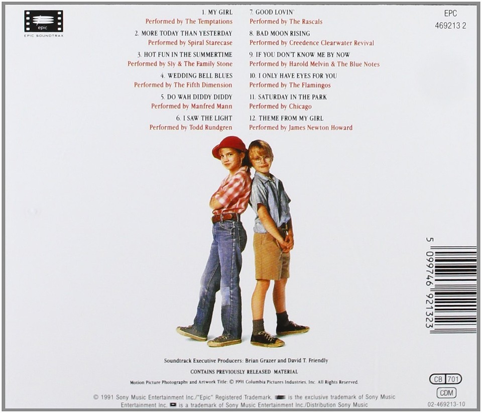 B.S.O. My Girl (CD) (UK IMPORT) | eBay