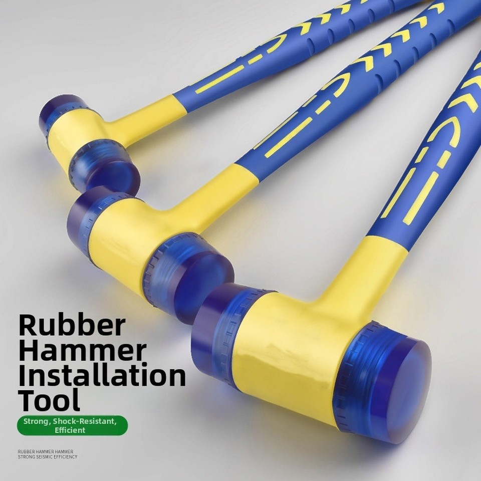 Rubber Mallet with Replaceable Head and Anti Slip Grip for Home ...