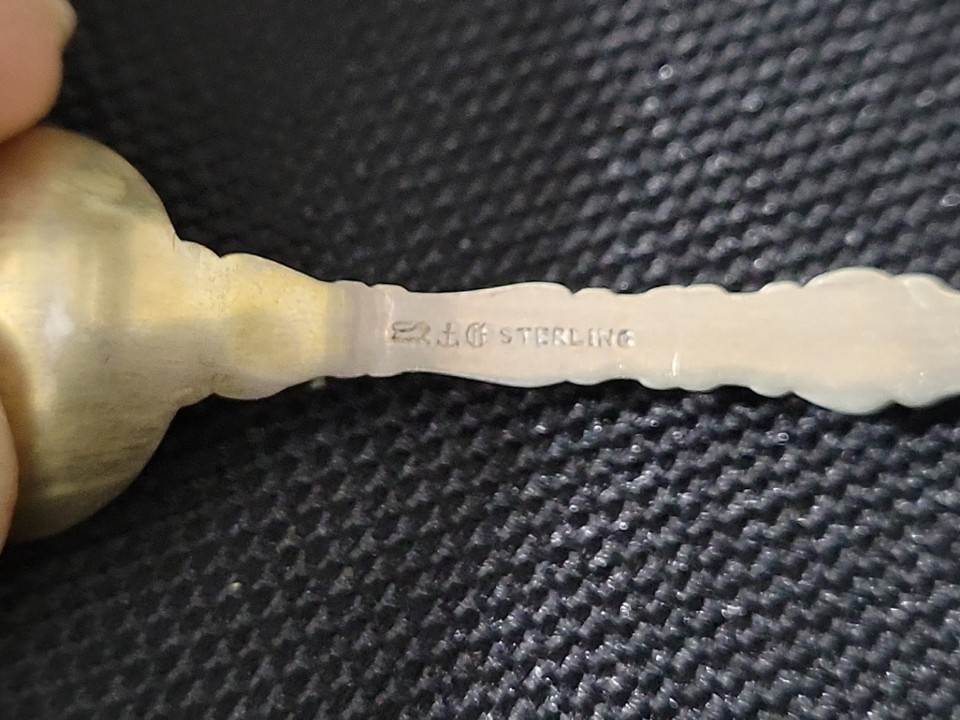 Vintage Gorham Sterling Silver Small Spoon Demitasse Monogrammed 4.5g ...