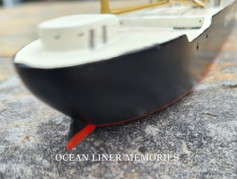 Van Ryper Model Ocean Liner rare C-H Line waterline steamship model ...