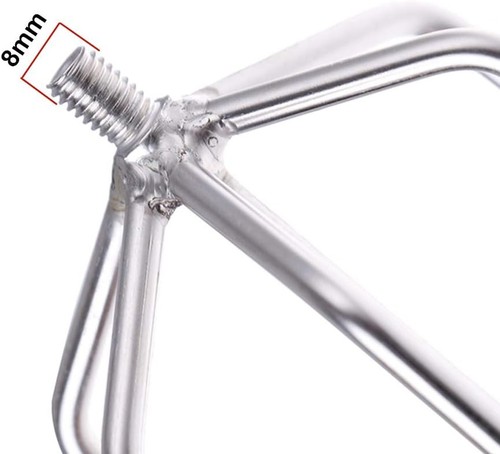 Fishing Harpoon 7 Prong Stainless Steel Gig Gaff Hook with 8mm Silver ...