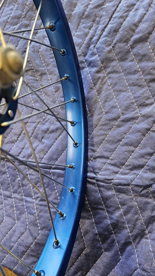 Vintage Araya 7c Early 80s Blue Wheel Set Sunshine Hubs | eBay