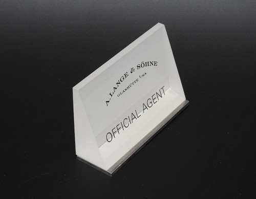 GENUINE LANGE & SOHNE "OFFICIAL AGENT" DEALER'S PLAQUE DISPLAY | eBay