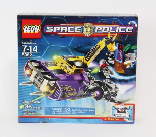 NEW Lego Space Police 3 SMASH 'N' GRAB Set 5982 Alien Squidtron Minifig ...