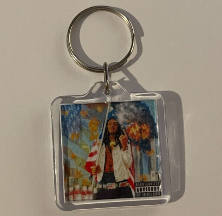 Hackle Haunted Nation Keychain Double Sided Acrylic Handmade Haunted ...