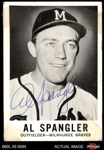 1960 Leaf #38 Al Spangler Braves AUTO Signed | eBay