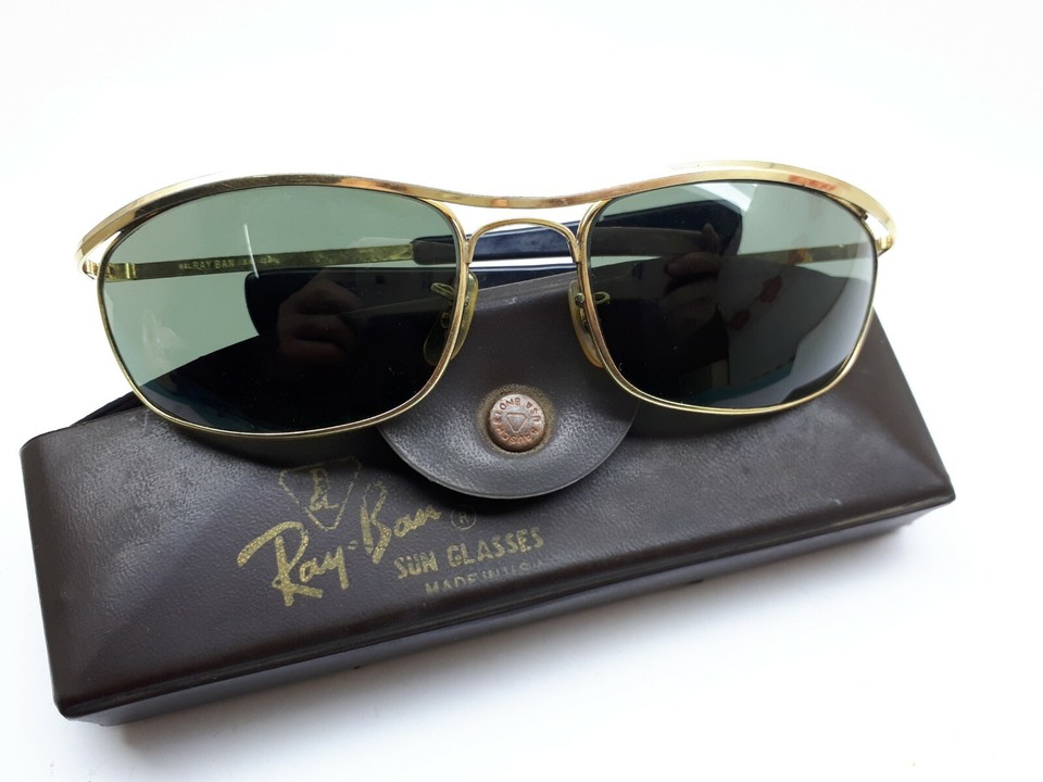 VINTAGE B&L BAUSCH AND LOMB RAY BAN OLYMPIAN SUNGLASSES B L LENSES U.S ...