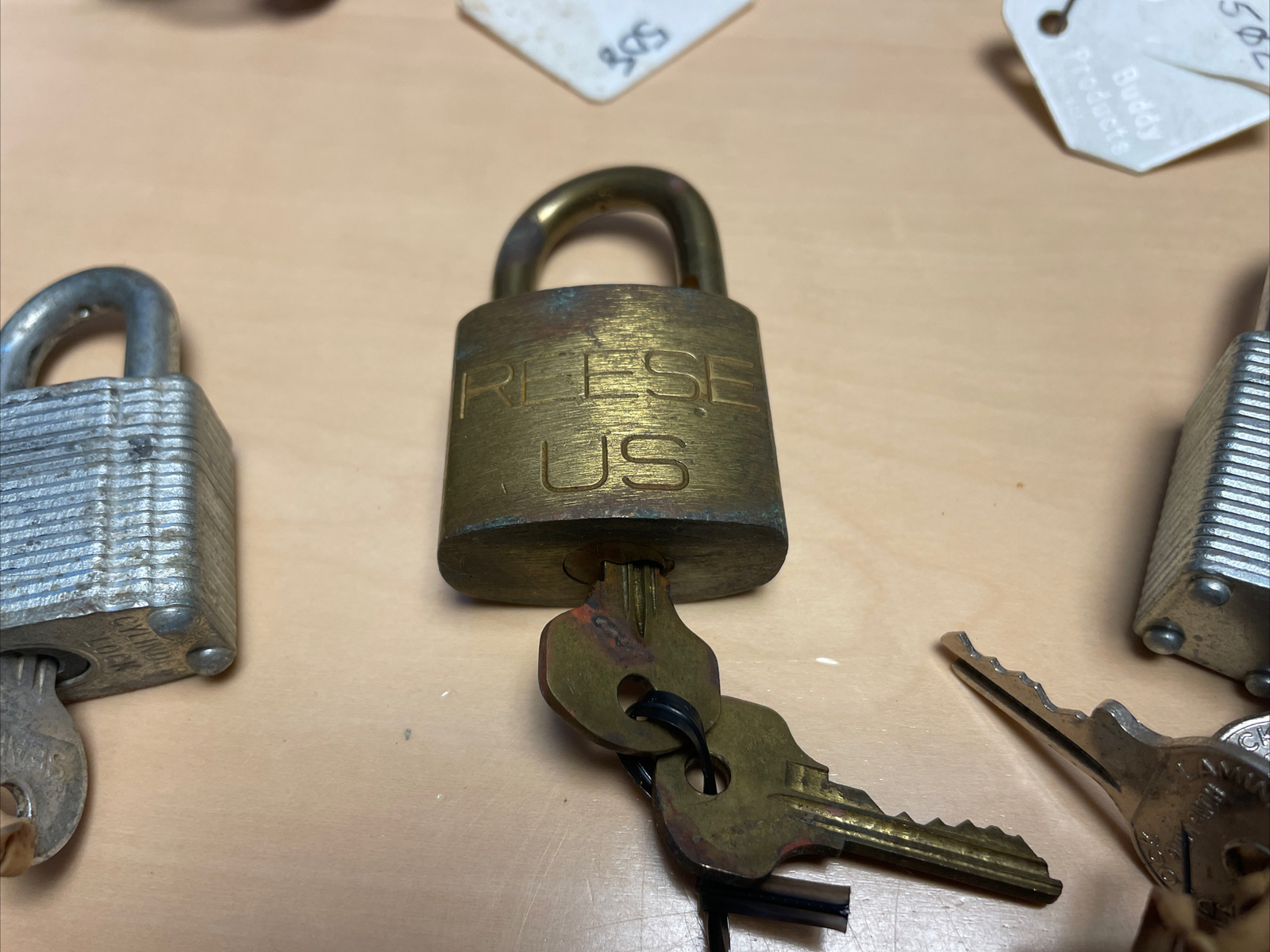 Lot Of 10 Vintage Master Locks & 1 REESE US ALL WITH KEYS | eBay