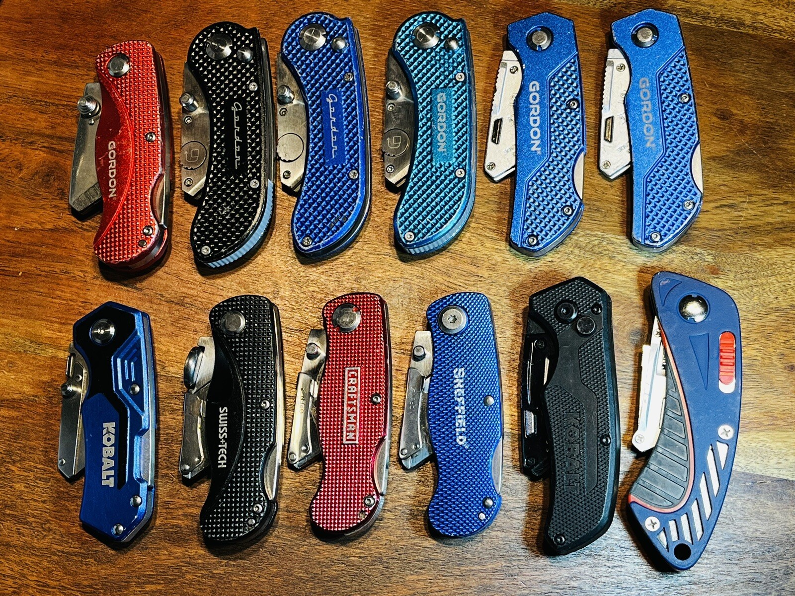 TSA CONFISCATED Folding Utility Knife (Lot of 12) Gordon Craftsman ...