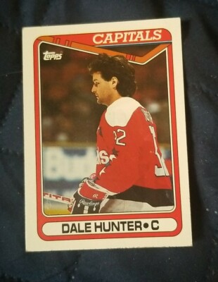 1990-91 Topps - Washington Capitals Hockey Card #129 Dale Hunter | eBay