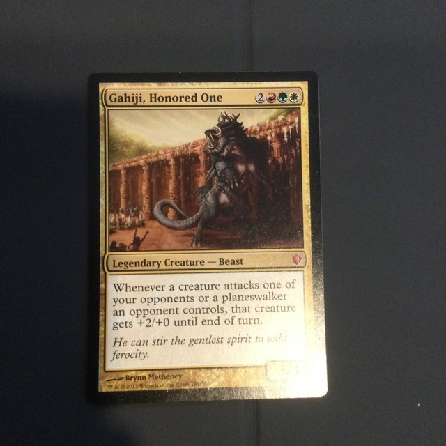 MTG Gahiji, Honored One Commander 2013 191/356 Regular Mythic for sale ...