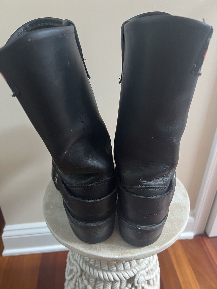 REV Authentic Black Biker Boots Men's Size 9.5 | eBay REV Authentic Black Biker Boots Men's Size 9.5 | eBay
