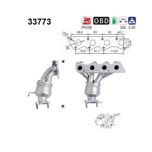 AS Catalyseur pour SEAT VW 33773 | eBay