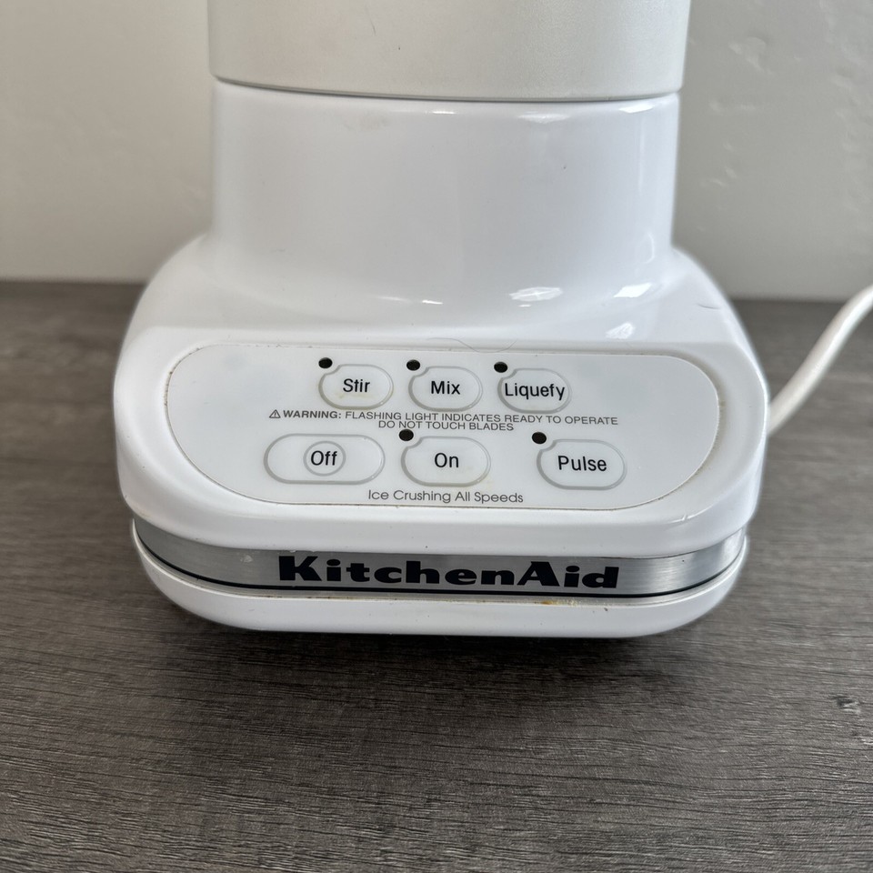 KitchenAid Classic White Blender 40 oz. Capacity Model KSB3WH TESTED | eBay