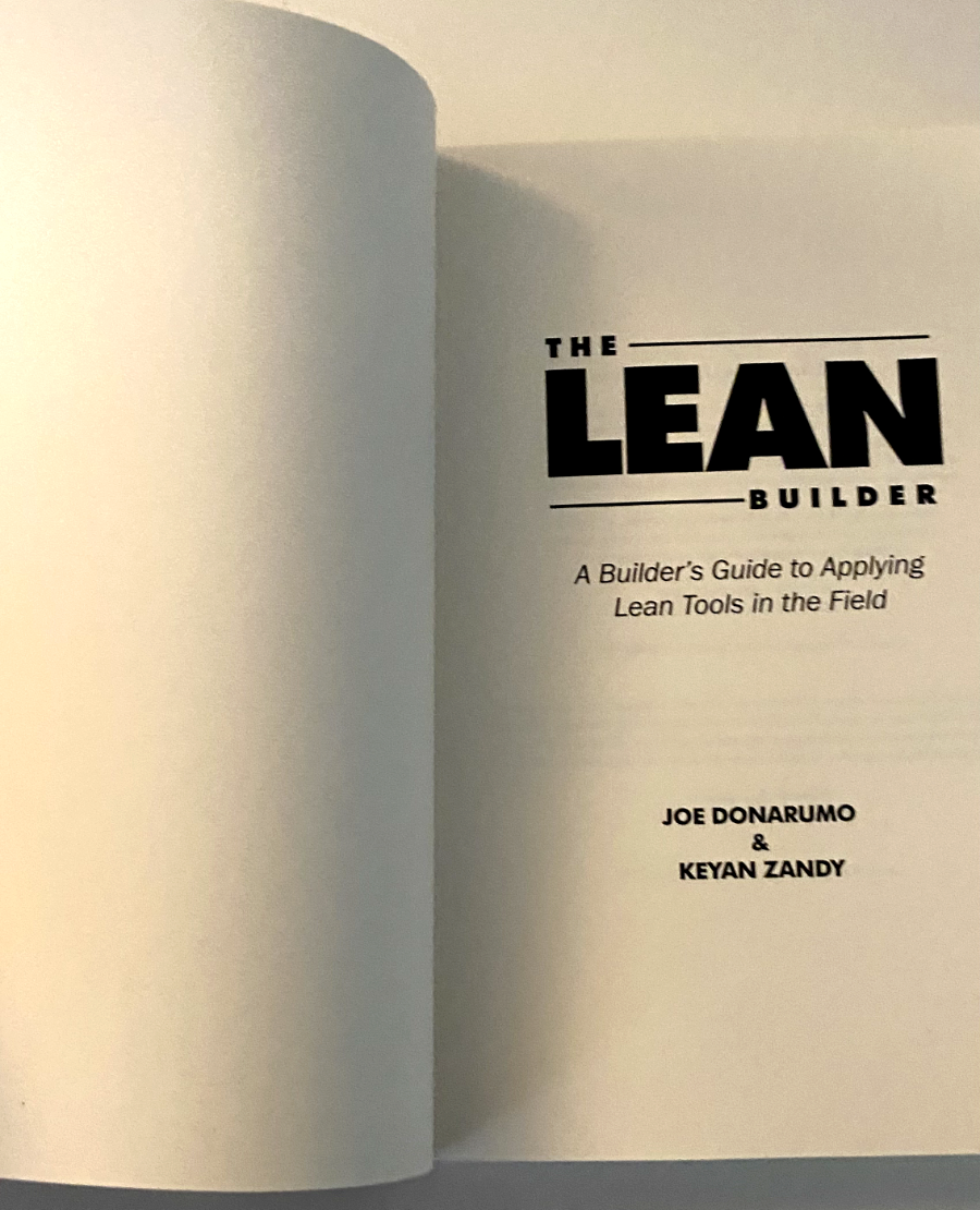 Lean Builder : A Builder's Guide to Applying Lean Tools in the Field by ...