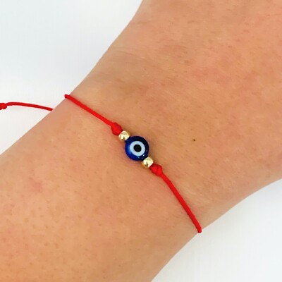 Evil eye bracelet red string protection bracelet good luck ojo turco ...