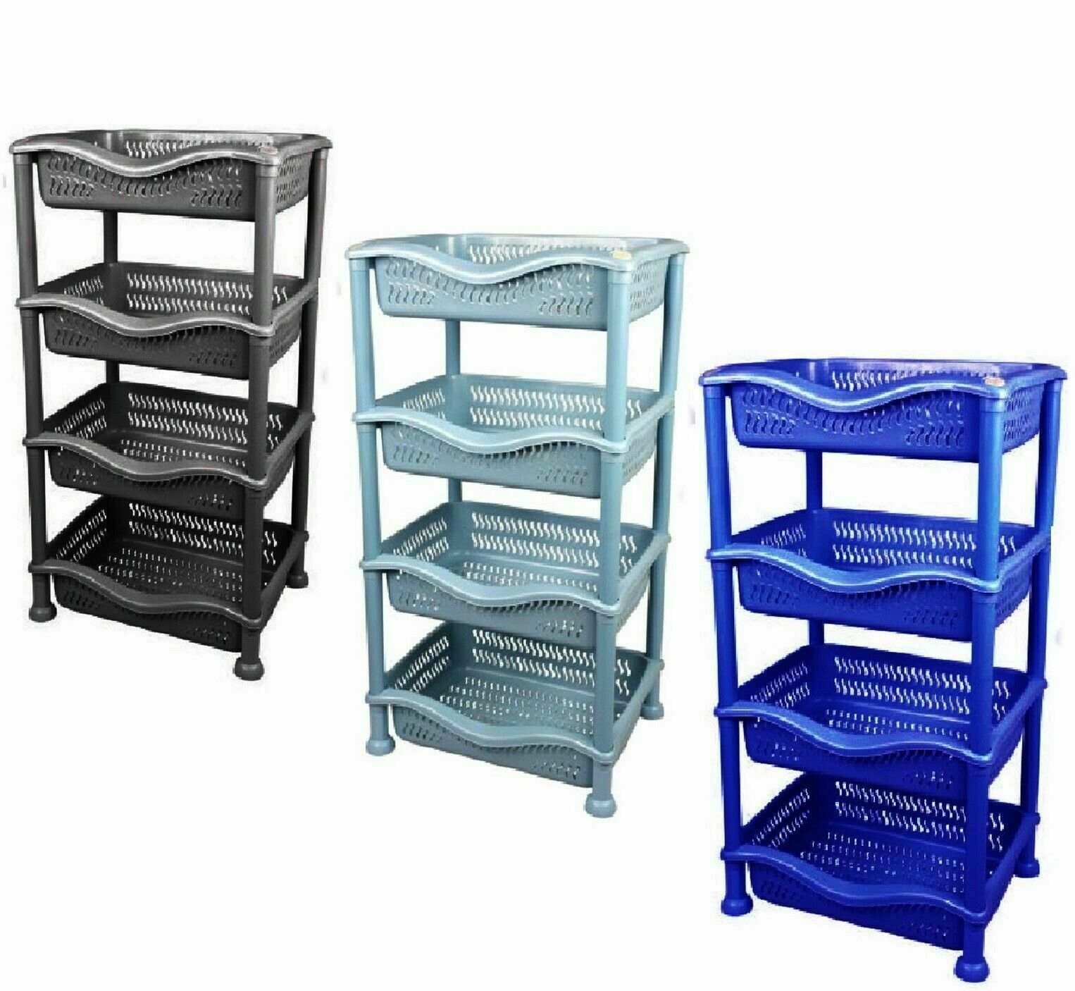 4 Tier Fruit Vegetable Rack Kitchen Pantry Storage Rack kitchen stroage ...