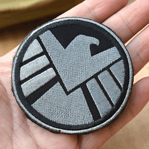 Agents of S.H.I.E.L.D PATCHES Marvel SHIELD EMBROIDERED Hook&Loop PATCH ...