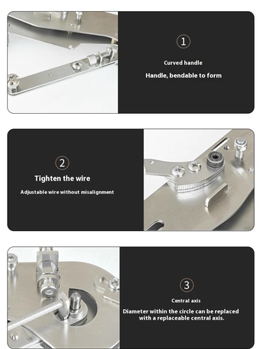 Manual Wire Winding Machine Stainless Steel Hardware Wire Tools Bending ...