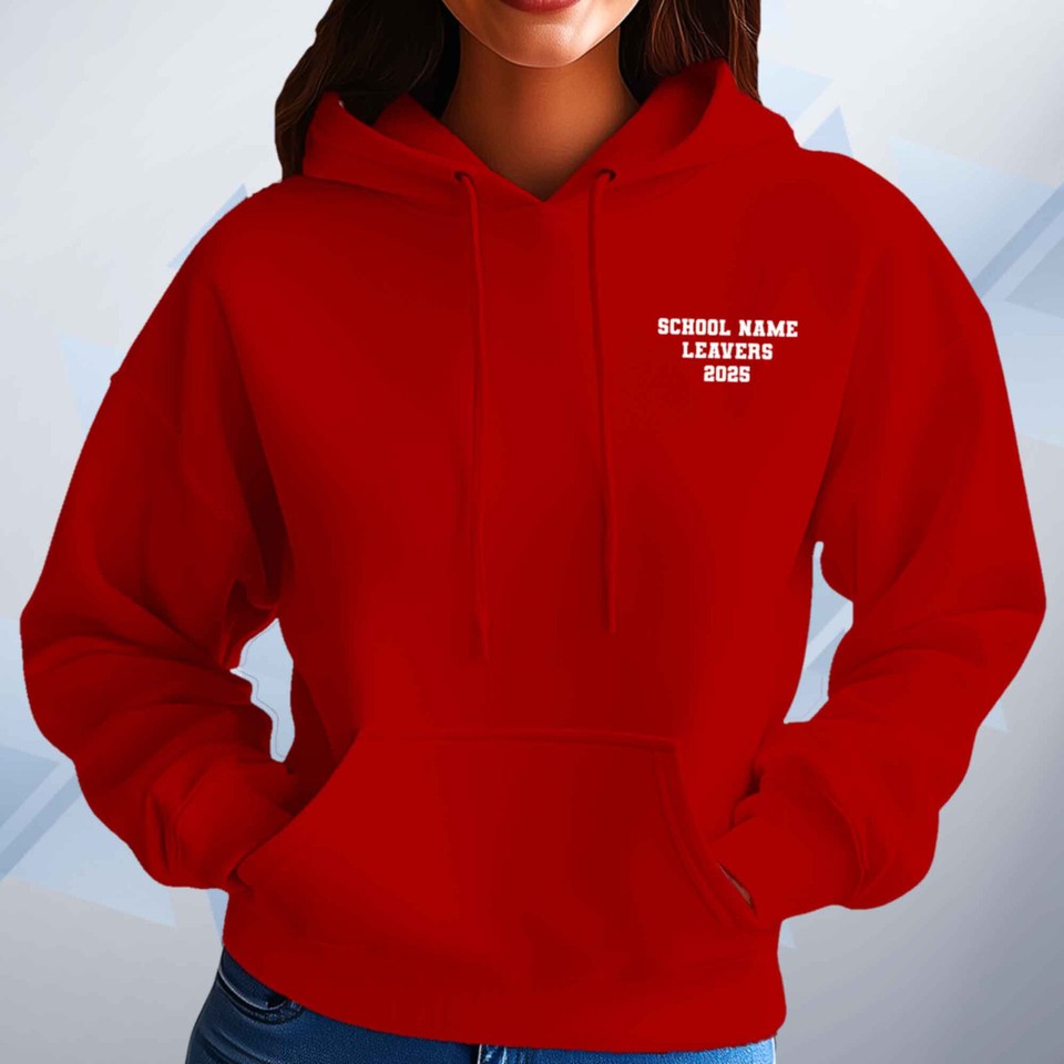 LEAVERS 2026 Hoodie School College Varsity Graduation Jumper Name or ...