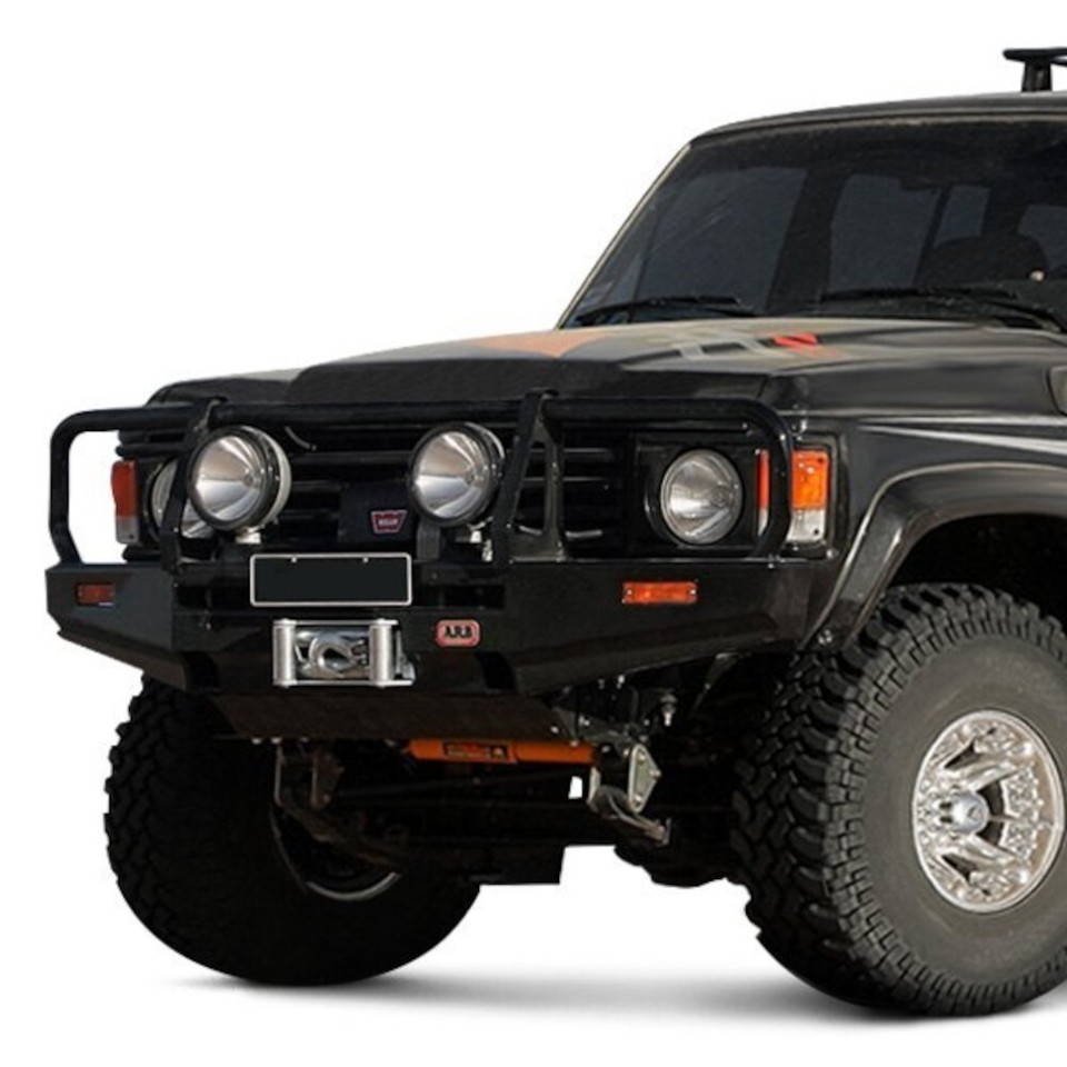 ARB Deluxe Bar Winch Bumper Fits 80 - 89 Toyota Land Cruiser - 3410100B ...