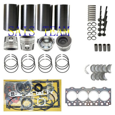 K25 Overhaul Rebuild Kit STD W/Valves For Nissan Engine Parts New Good ...