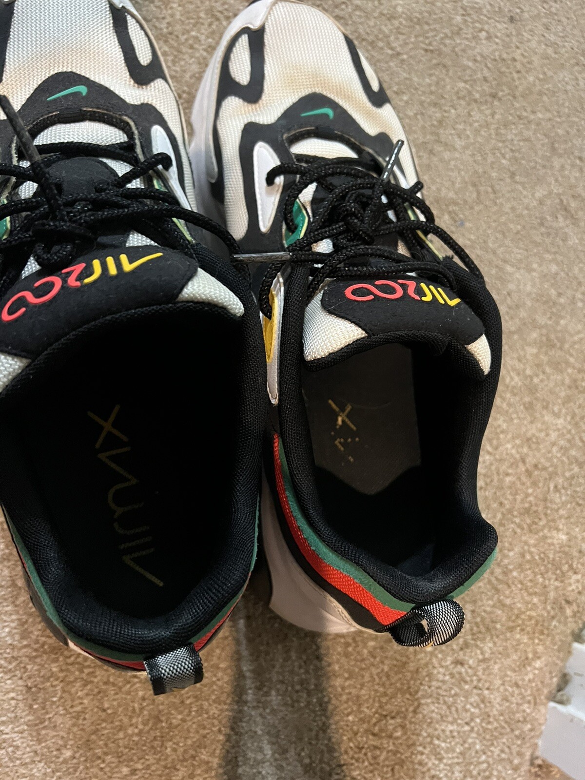 Size 12 - Nike Air Max 200 Rasta 2019 for sale online | eBay