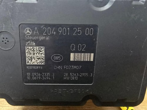 Mercedes W204 Pompe ABS A2049012500 10.0926-2335.3 A2044315512 10.0399 ...
