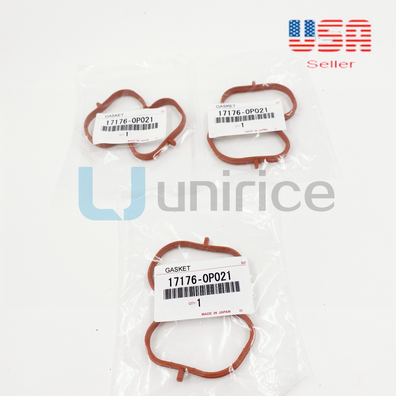 3Pcs Intake Manifold Plenum Gasket for Toyota LEXUS 2007-17 ES350 17176 ...