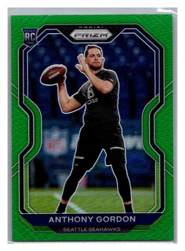 2020 Panini Prizm - Rookie Anthony Gordon #391 (RC) Green TC7686 | eBay