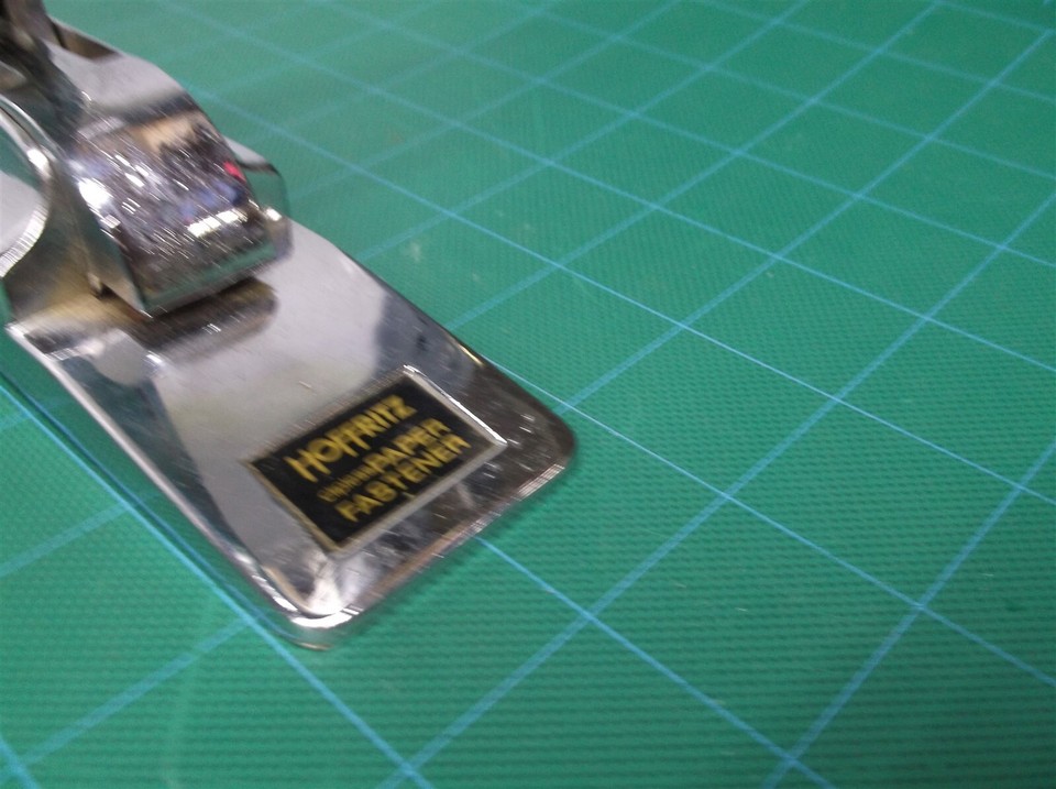 Heavy Chrome Metal Eagle Clipless Paper Fastener Stapleless Stapler | eBay